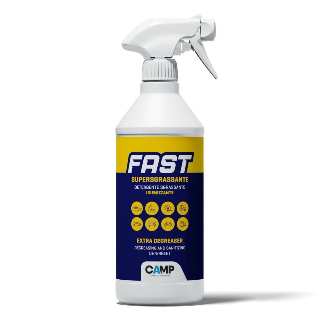 Camp Fast Spray Detergente super sgrassante multiuso, 750 ml - Brico Sky